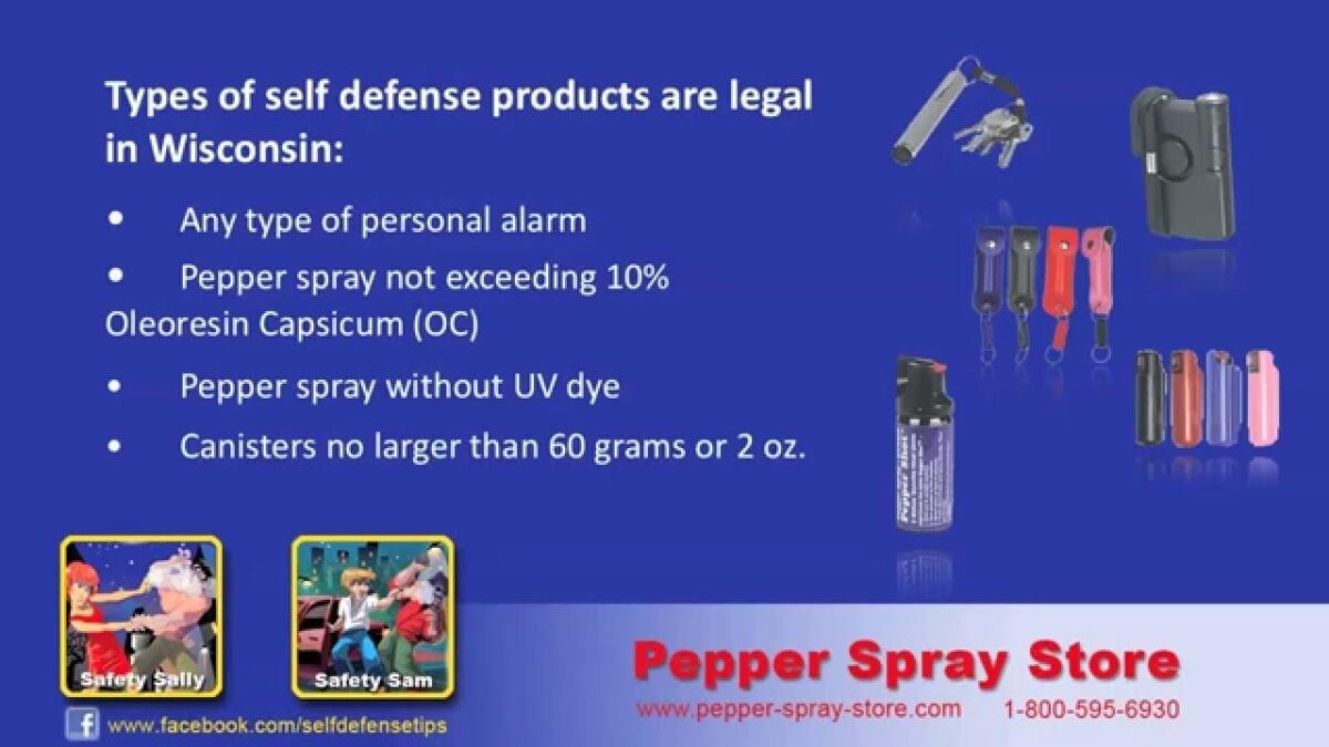 Wisconsin Pepper Spray Laws: Safety and Size Limits Guide - Pepper ...